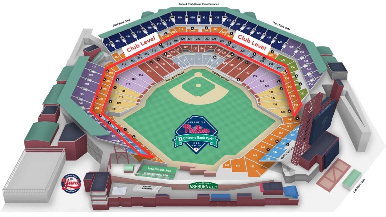The Best Seats for the Philadelphia Phillies at Citizens Bank Park