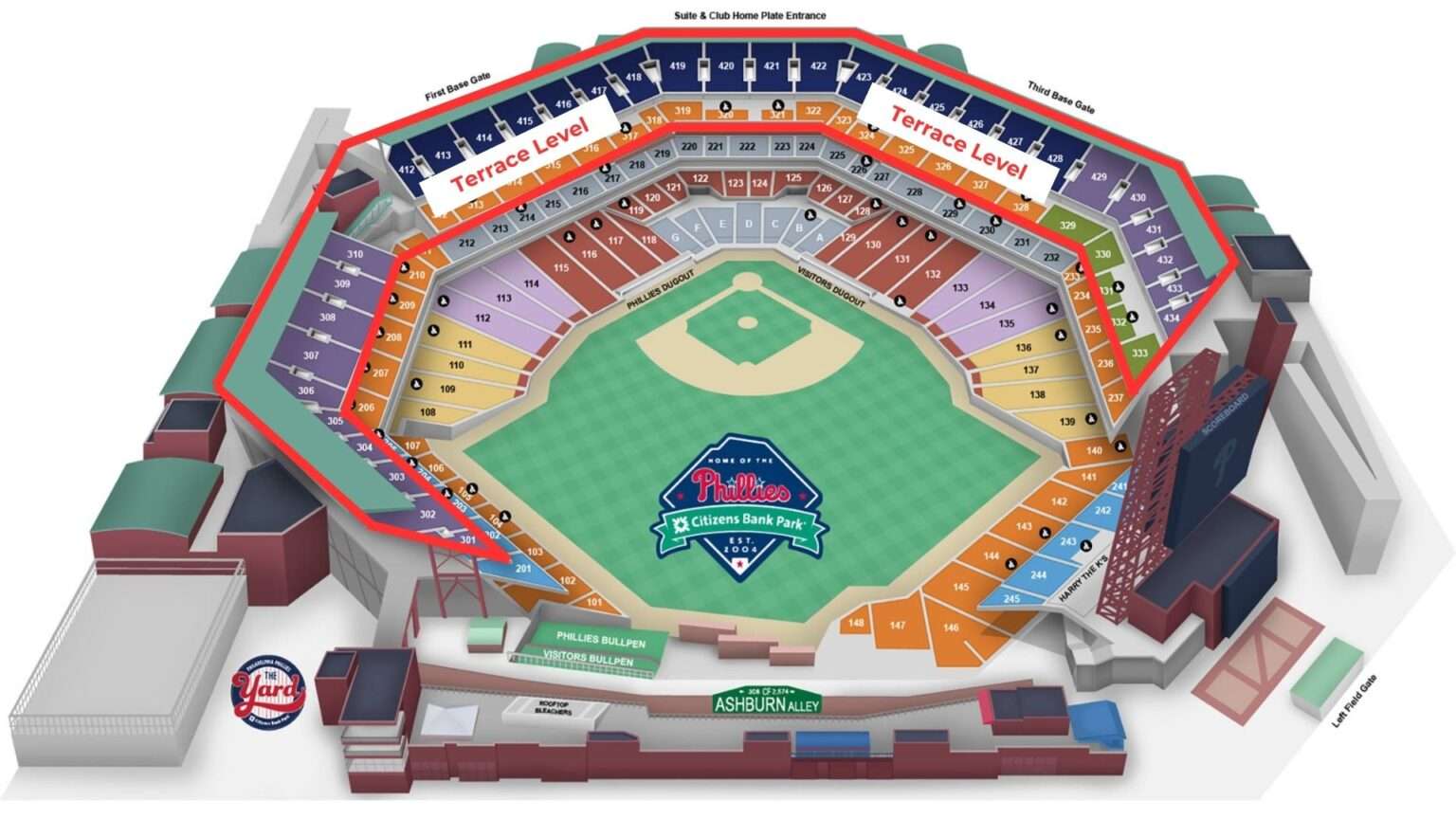 The Best Seats for the Philadelphia Phillies at Citizens Bank Park