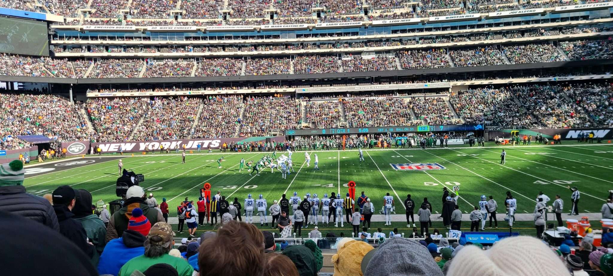The Best Seats For New York Giants And New York Jets At MetLife Stadium