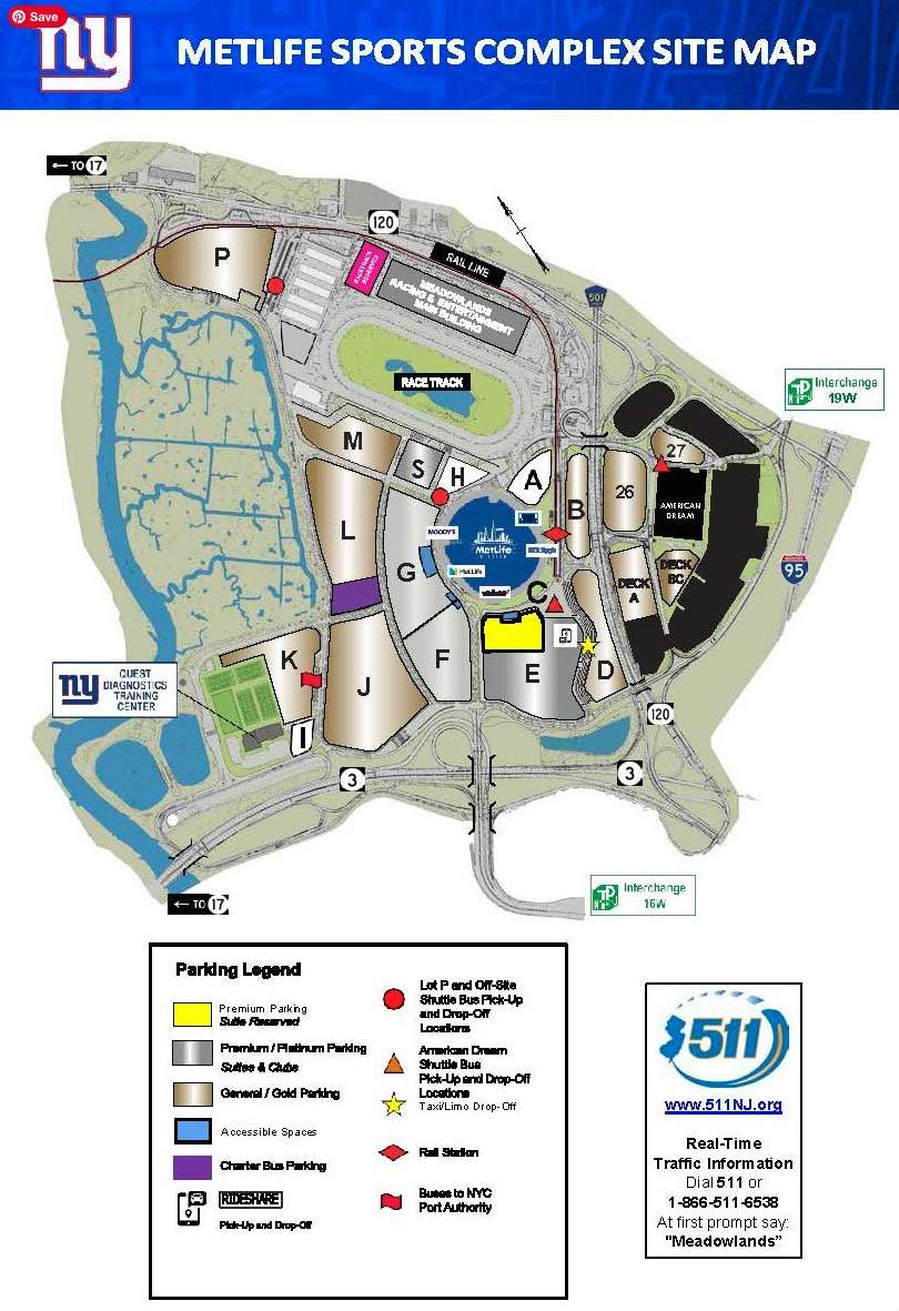 The Best Seats For New York Giants And New York Jets At MetLife Stadium