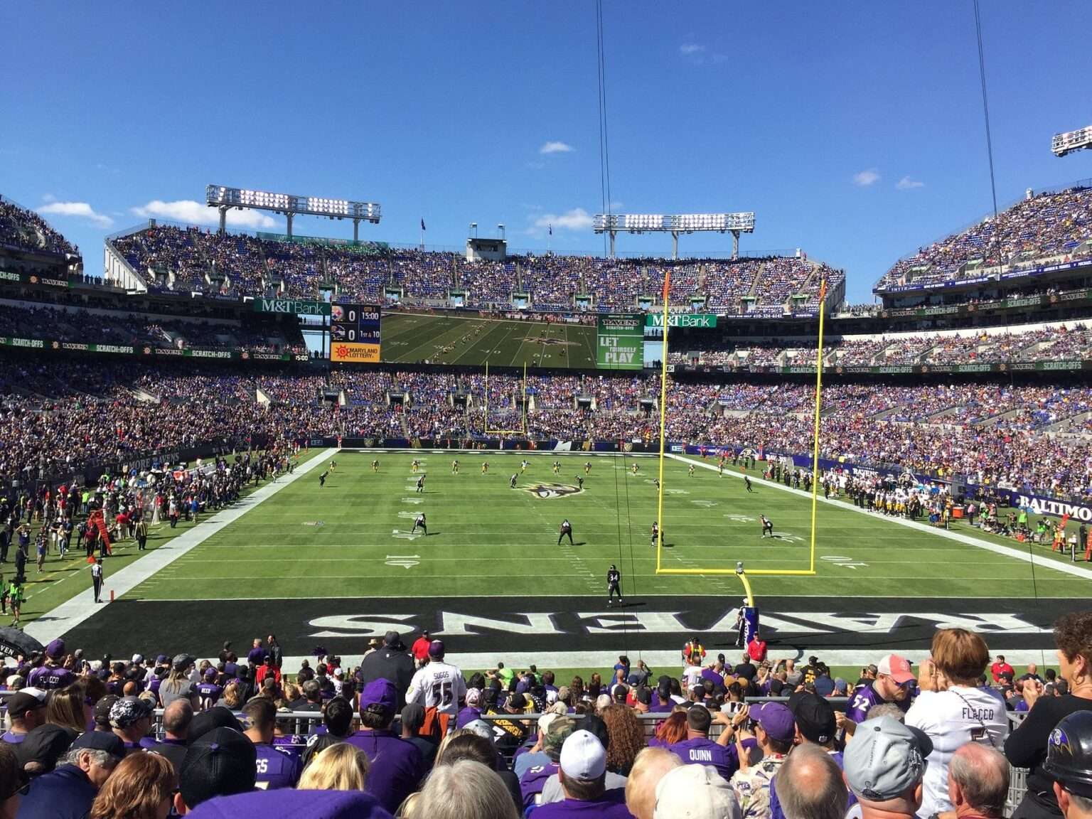 The Best Seats for Baltimore Ravens at M&T Bank Stadium - SeatSecrets