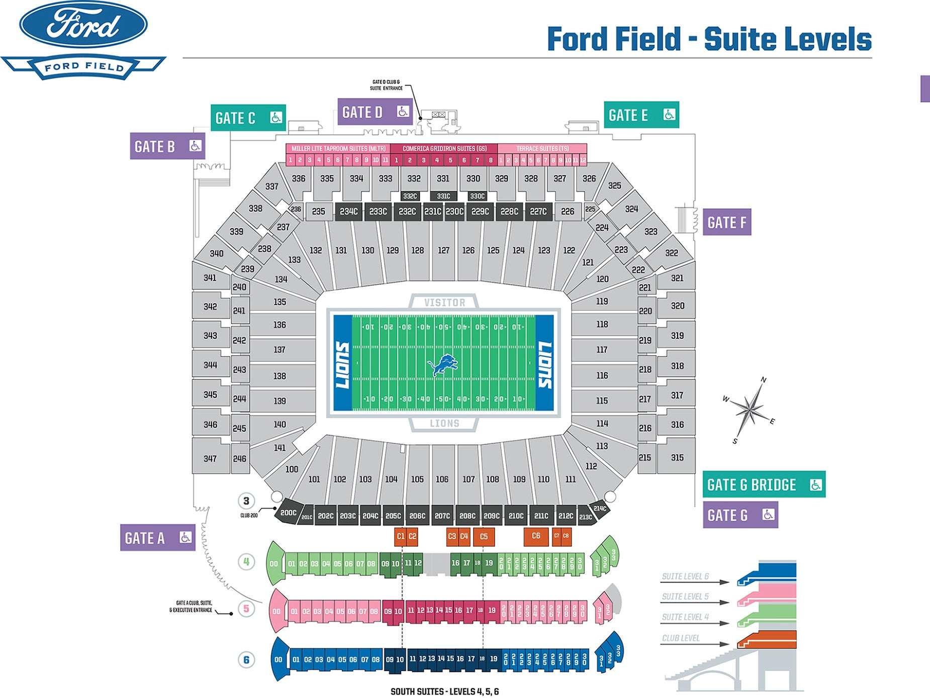 The Best Seats for Detroit Lions at Ford Field