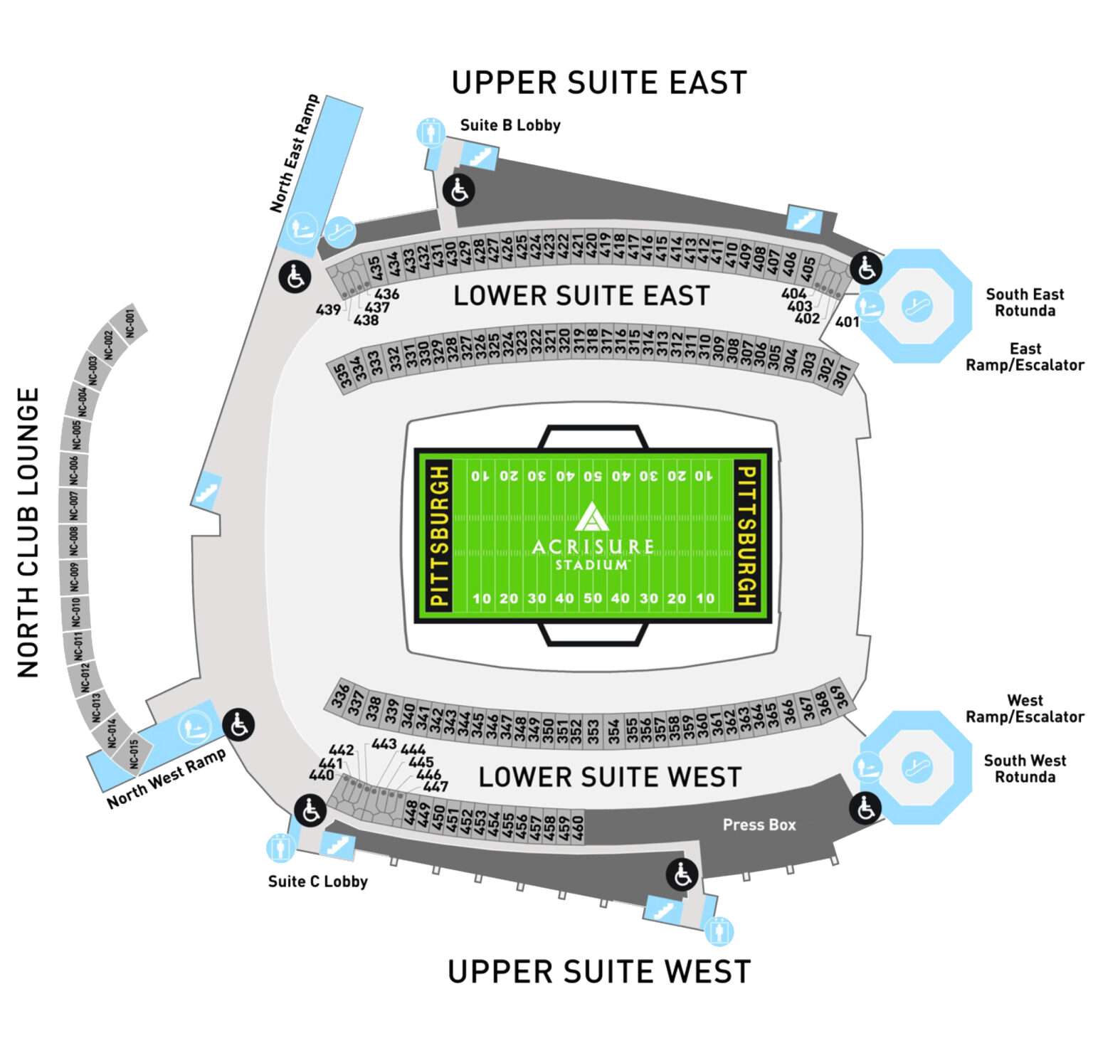 The Best Seats for Pittsburgh Steelers at Acrisure Stadium