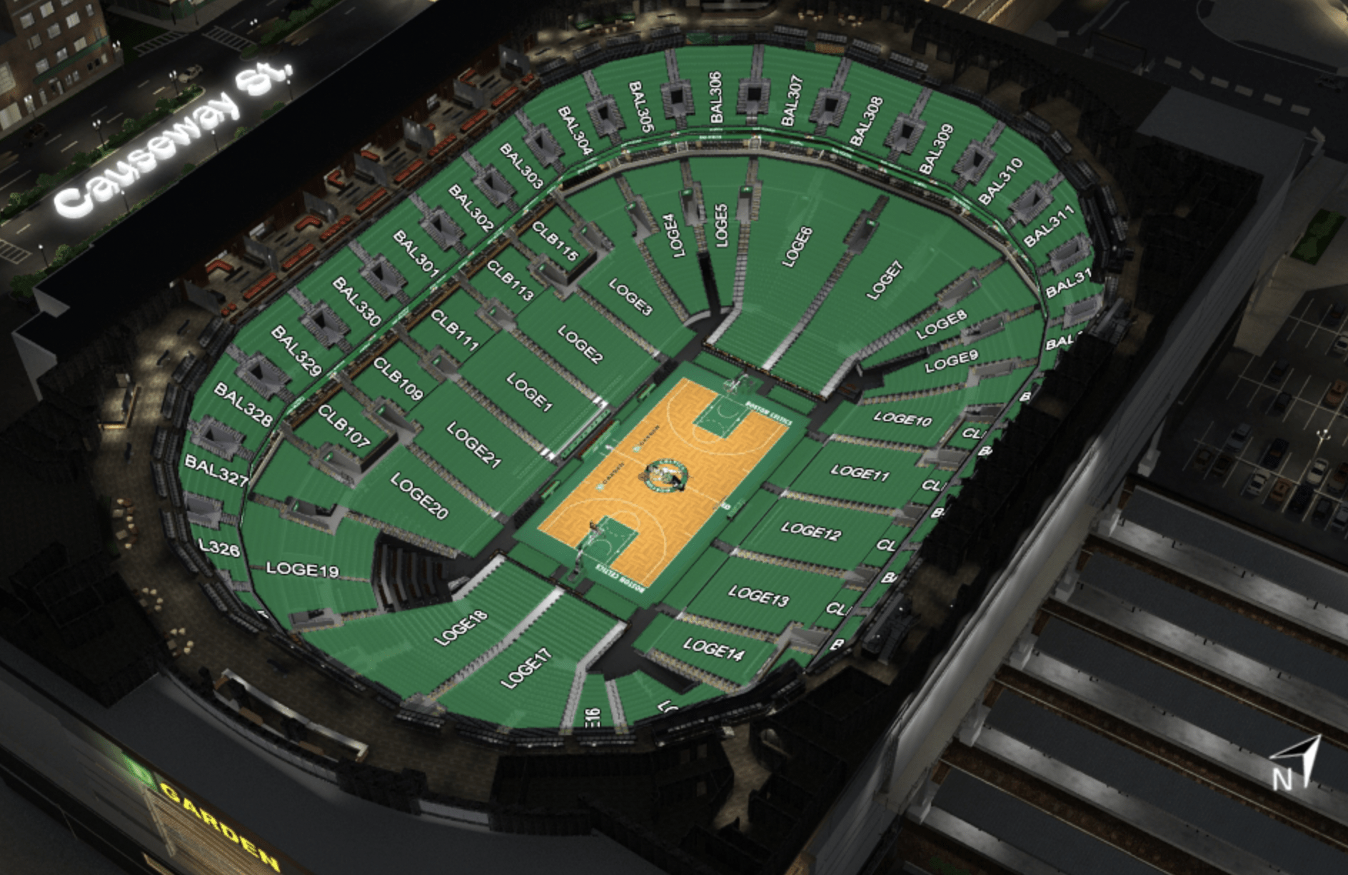 The Best Seats for Boston Celtics and Boston Bruins at TD Garden