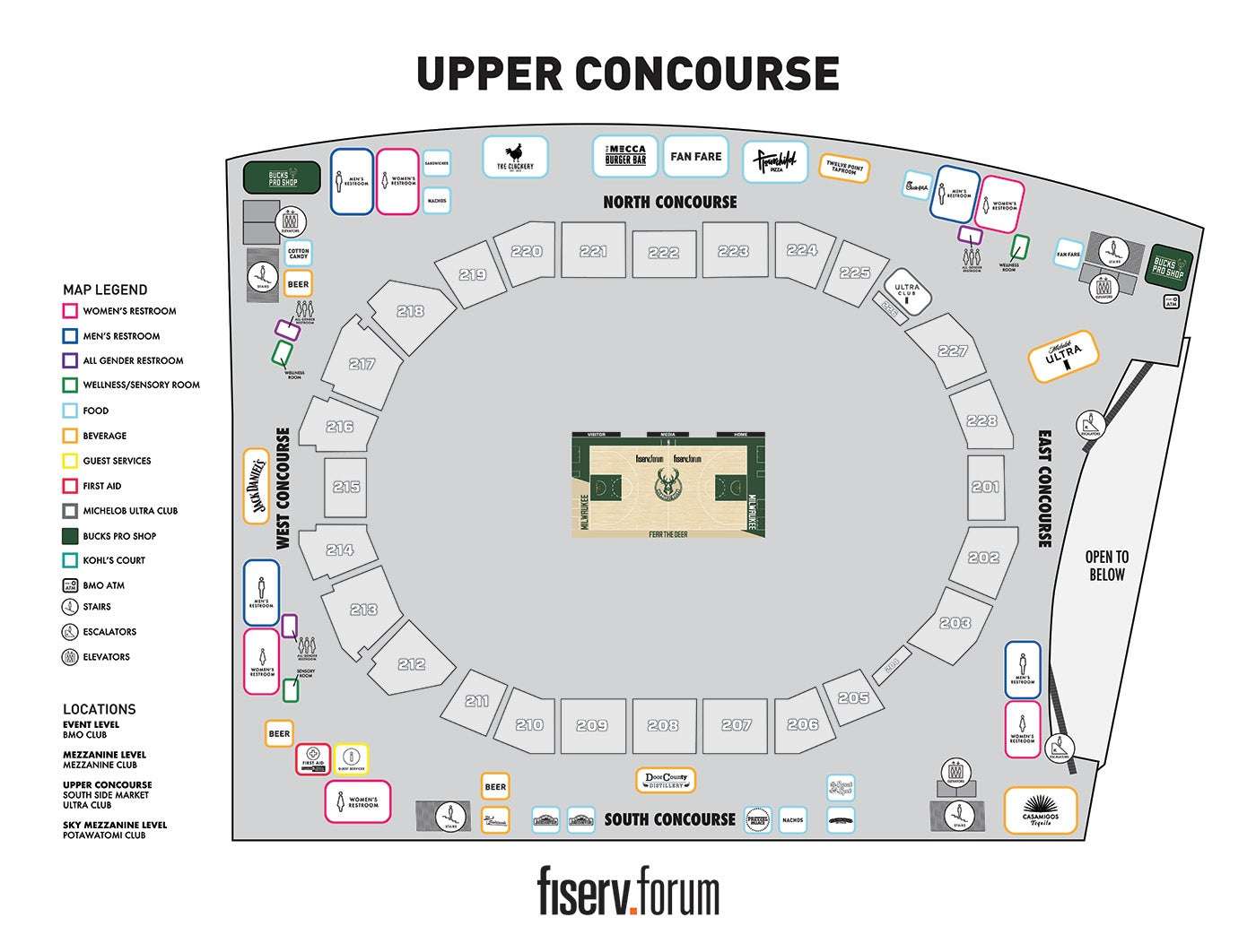 The Best Seats for Milwaukee Bucks at Fiserv Forum