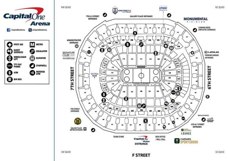 The Best Seats for Washington Wizards and Washington Capitals at ...