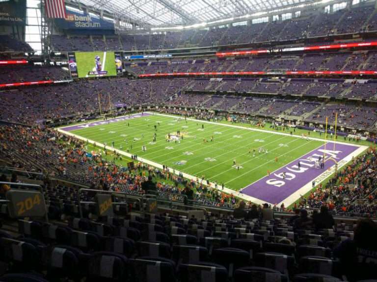 The Best Seats for Minnesota Vikings at U.S. Bank Stadium