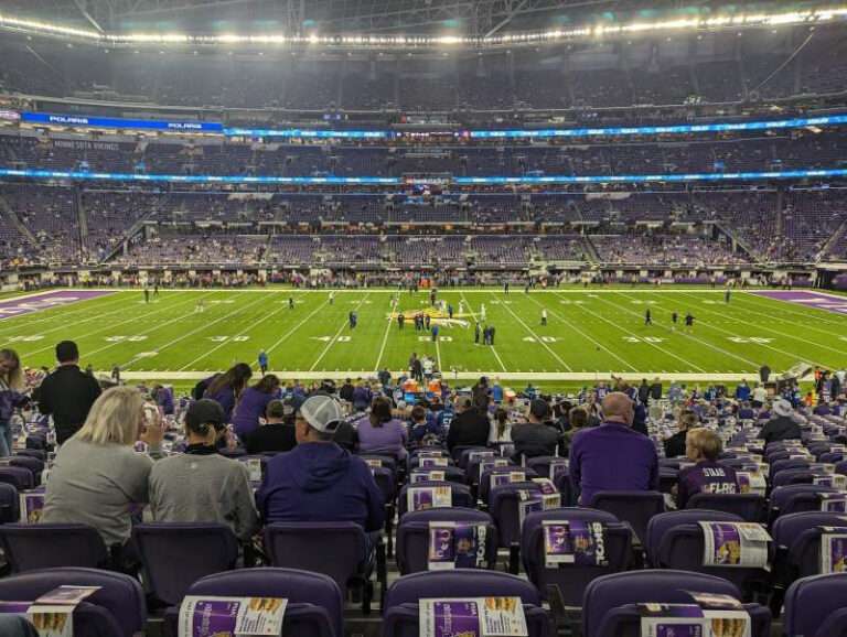 The Best Seats for Minnesota Vikings at U.S. Bank Stadium