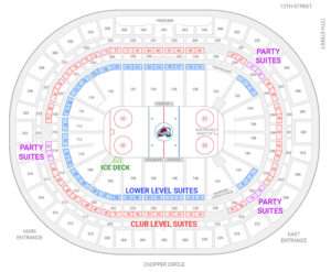 The Best Seats for Denver Nuggets and Colorado Avalanche at Ball Arena