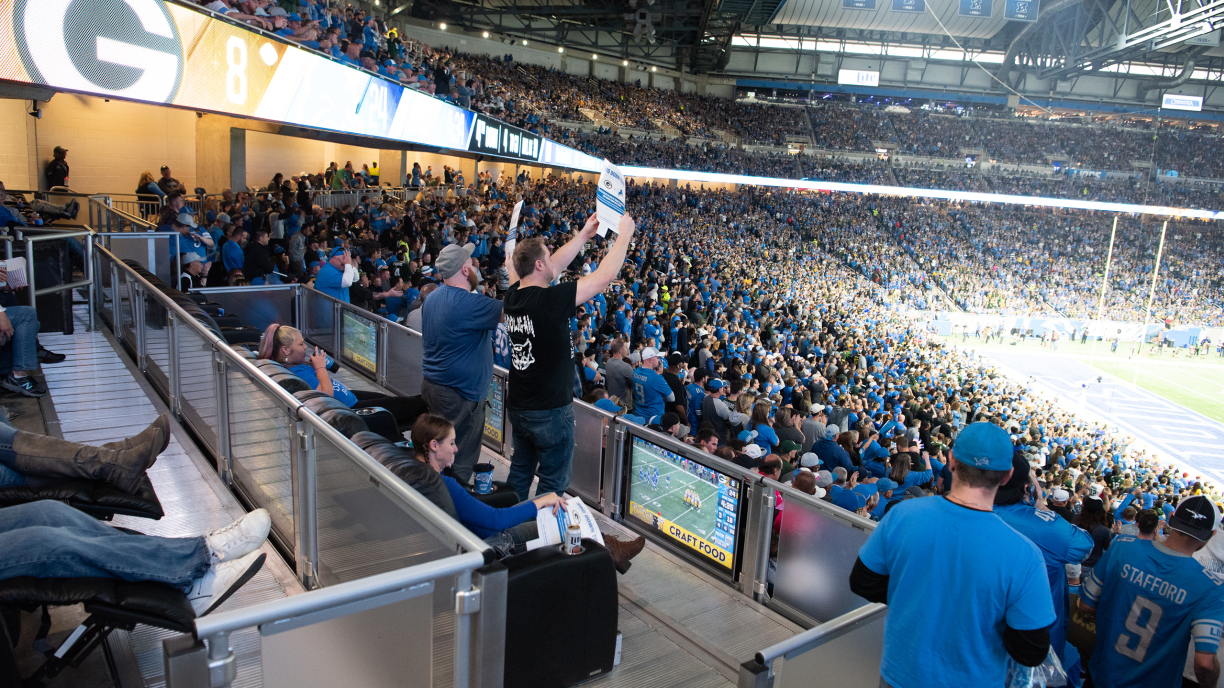 The Best Seats for Detroit Lions at Ford Field