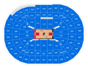 The Best Seats for Portland Trail Blazers at Moda Center